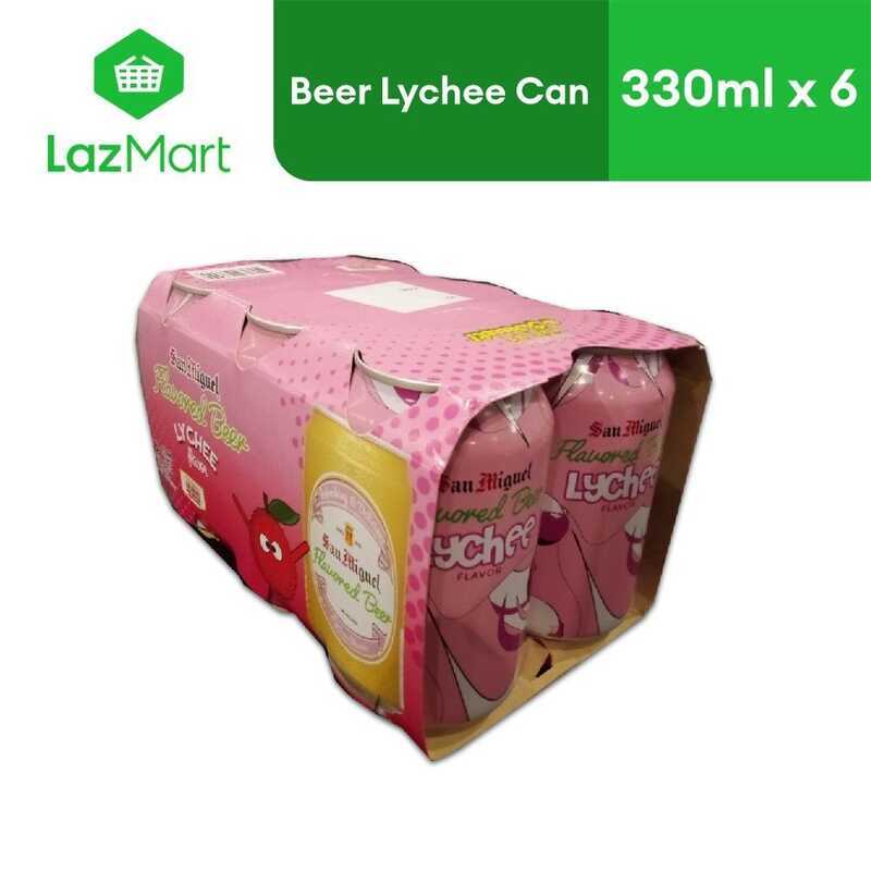 San Miguel Flavored Beer Lychee Can 330Ml X 6 [Expiry On August 24 ...