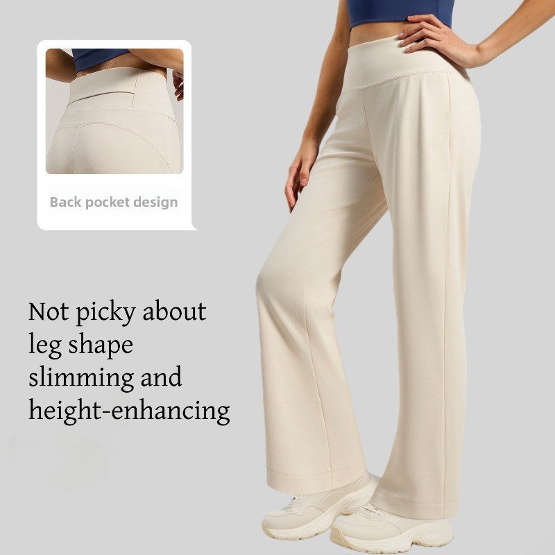 SUPERFLOWER Women's High Waist Butt Lifting Straight Leg Yoga Pants ...