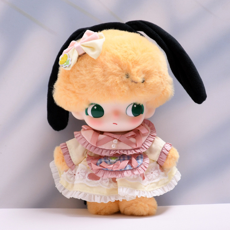 Suitable DIMOO Furry pendant clothes outfit 15-17cm doll Cowboy strap ...