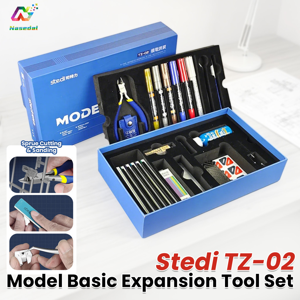Stedi TZ-02 Model Hobby Basic Expansion Tool Set - Pliers Dual Tip ...