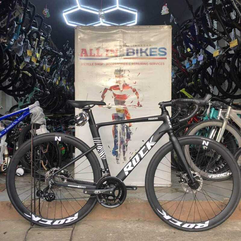 Rock R100 As200 Aero Road Bikes 2X9speed Sti Size 48Cm Matte Black With ...