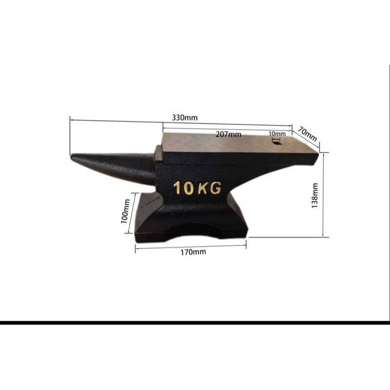 10kg for Blacksmithing, Horn Anvil, Bench, Pliers, Mat, Cast Clearance ...