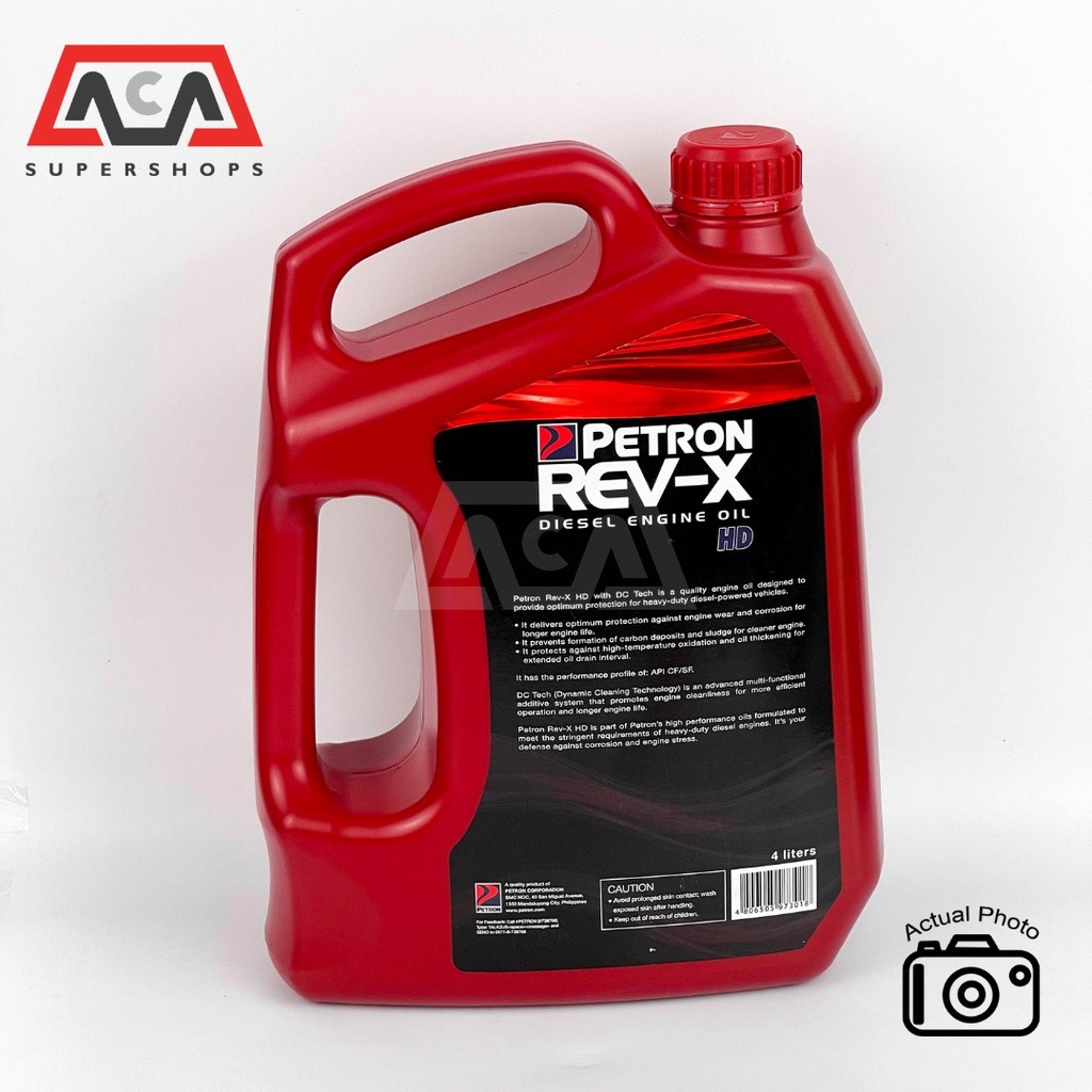 PETRON REV-X (HD) DIESEL OIL GALLON SAE 40 (4 LITERS) | Shopee Philippines