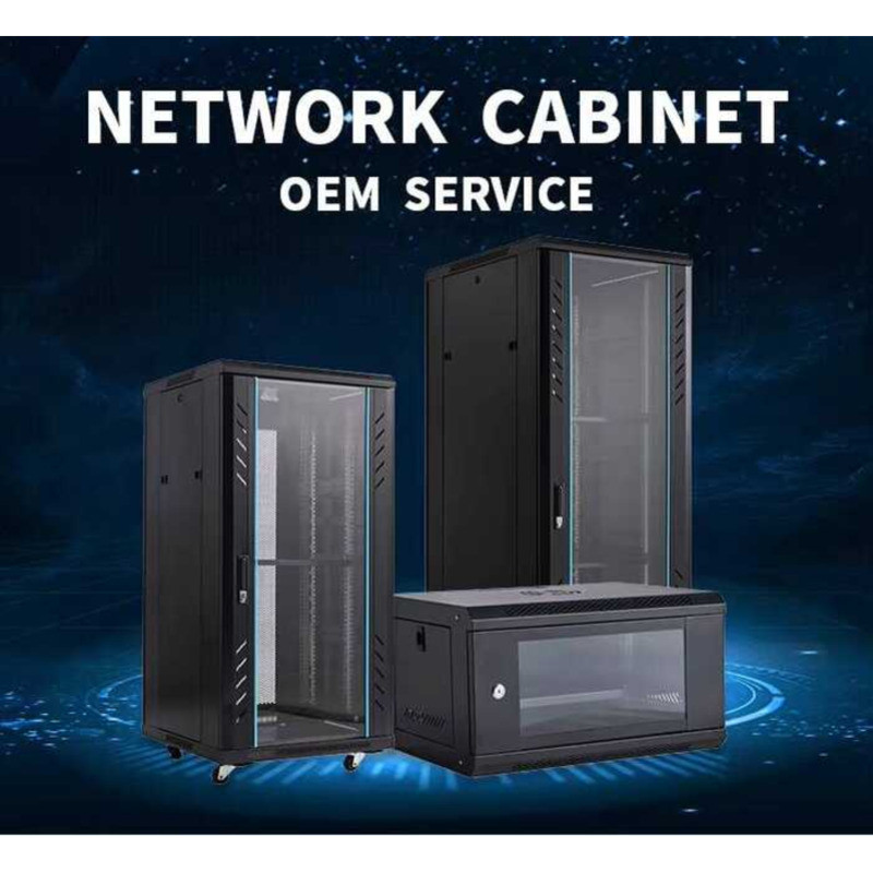 Factory Customize 2u Lack Glass Door Network 4u 6u Server Rack for Data ...