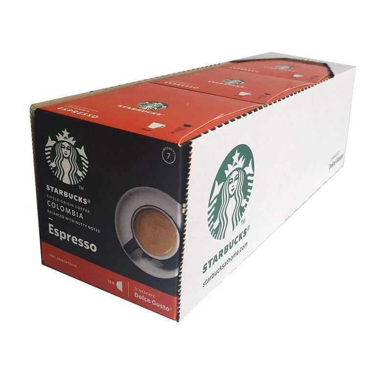 Nescafe Dolce Gusto Starbucks Colombia Espresso x 3 Boxes 36 Capsules ...
