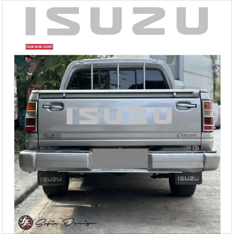 Isuzu Decal Fuego ISUZU sticker for Tailgate Cut Out Vinyl Sticker ...