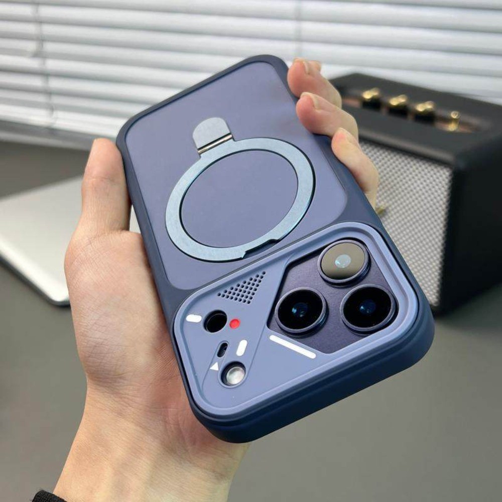 New 180° Rotating Bracket Magnetic Phone Case for IPhone 17 Pro Max 12 ...