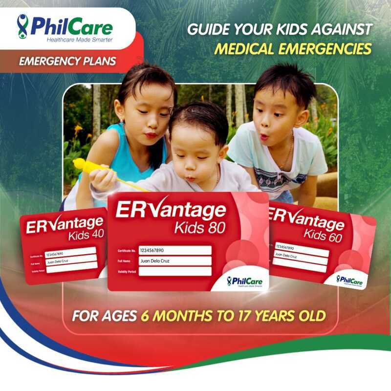 Philcare - ER Vantage Plus For Kids Prepaid Health Card Health ...