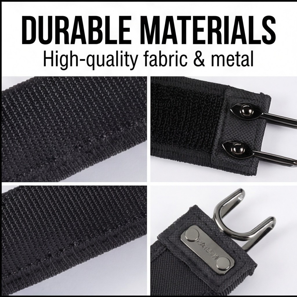 Adjustable Metal Hook Stretch Waistband | Unisex No-Buckle Invisible ...