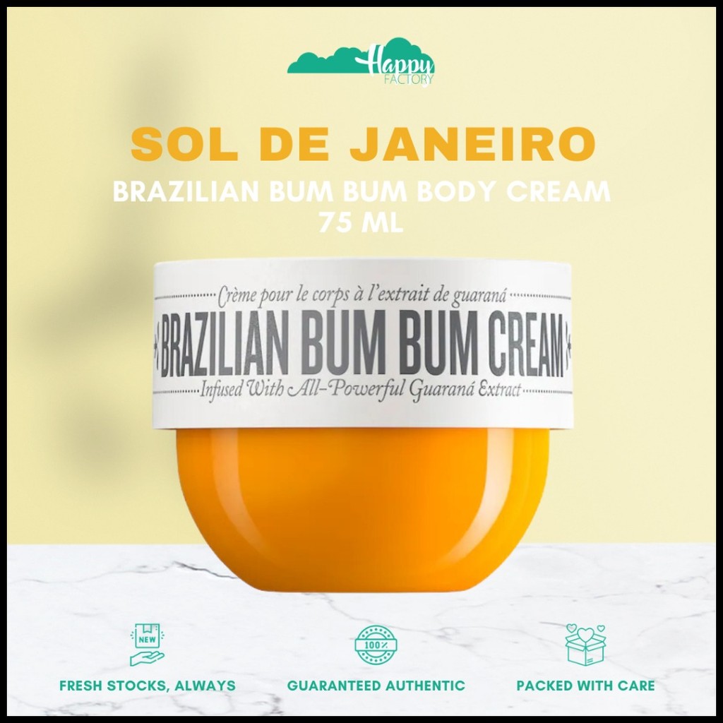 SOL DE JANEIRO Brazilian Bum Bum Body Cream | 240 ml | 74 ml | 50 ml ...