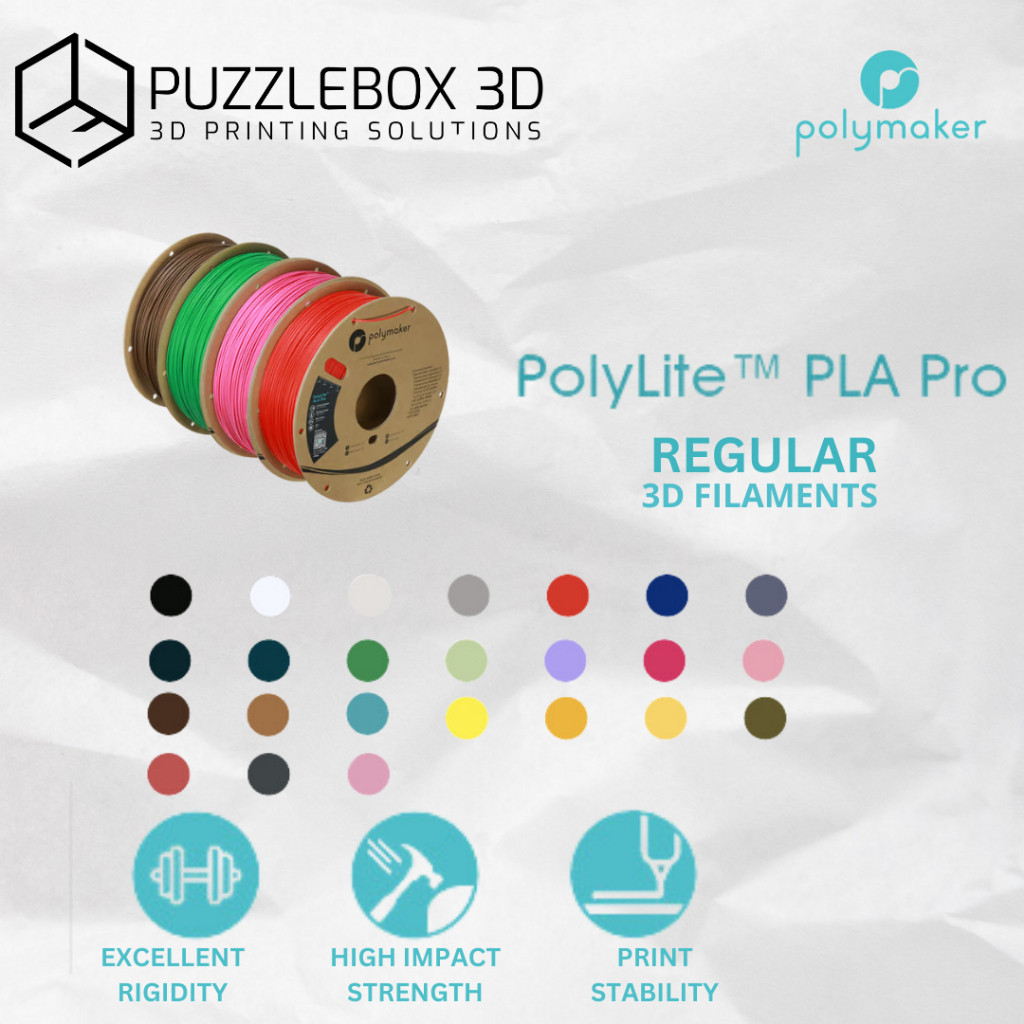Polymaker PolyLite PLA Pro High toughness and high rigidity, for ...