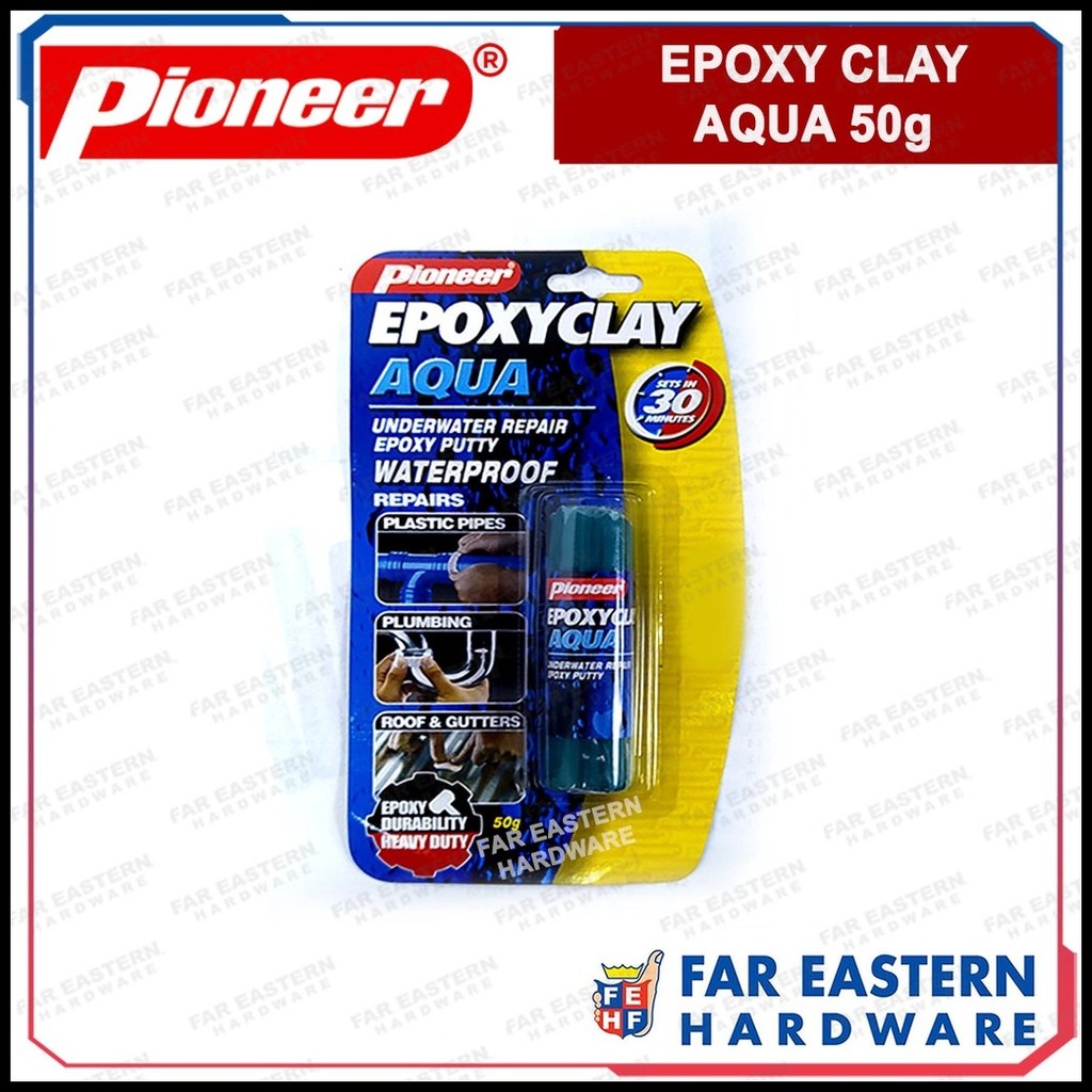 PIONEER Epoxy Clay Aqua Underwater Repair Putty Waterproofing 25g | 50g ...