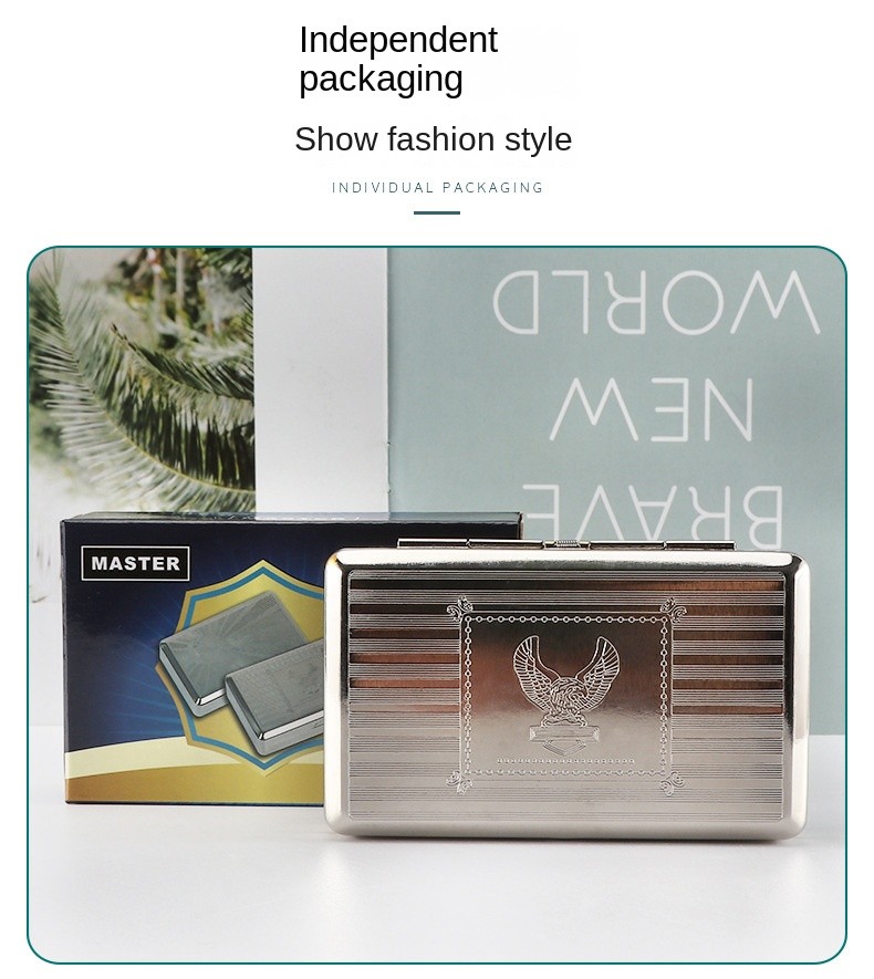 Flip-top Storage Metal Box Moisturizing Box Clippable Compression ...