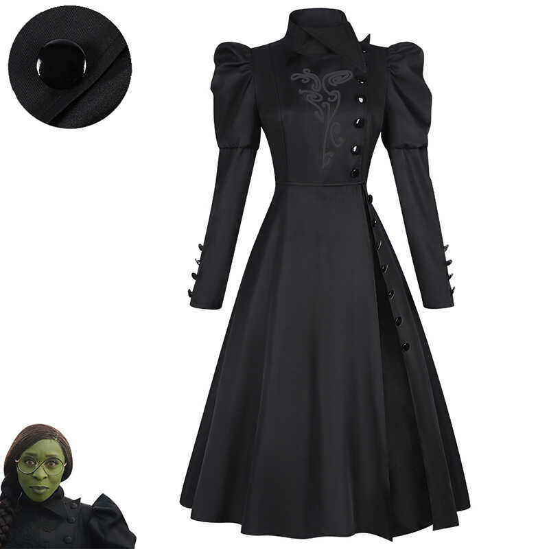 Wicked The Witch Cosplay Costume Gda Elphaba Role-Playing Dress Full ...