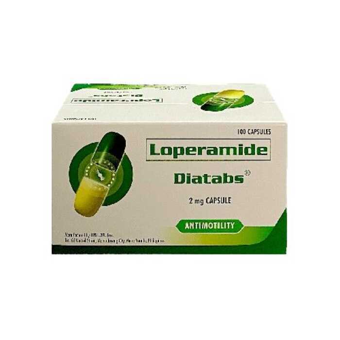 DIATABS 8 Capsules - Loperamide 2Mg From Diarrhea Latest Validity ...