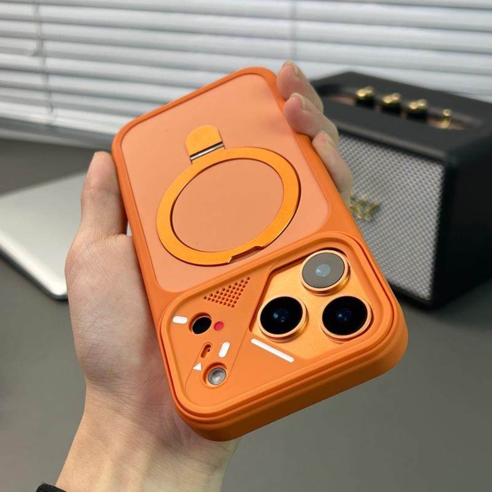 New 180° Rotating Bracket Magnetic Phone Case for IPhone 17 Pro Max 12 ...