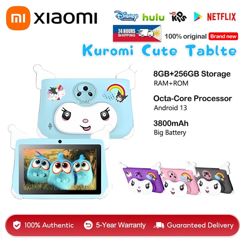 Xiaomi 5G Cute Kuromi Kid Tablet Learning Entertainment Google ...