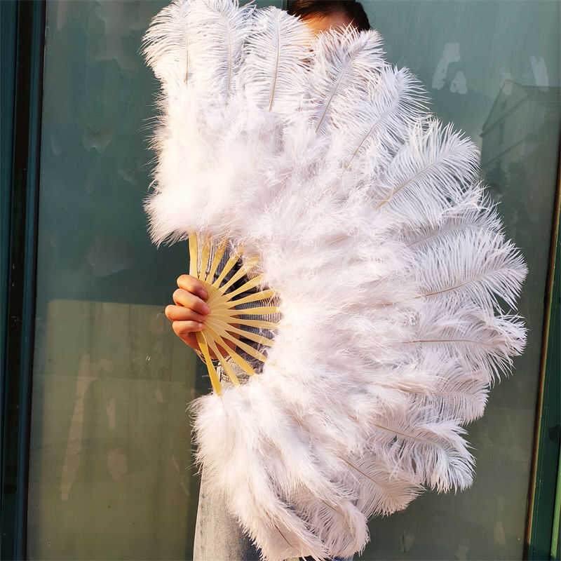 Ostrich Feather Belly Dance Bar Performance Concert Props Feathers ...