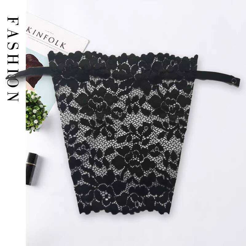 Anti-Exposure One-Piece Lace Trim Base Layer Seamless Inner Wear ...