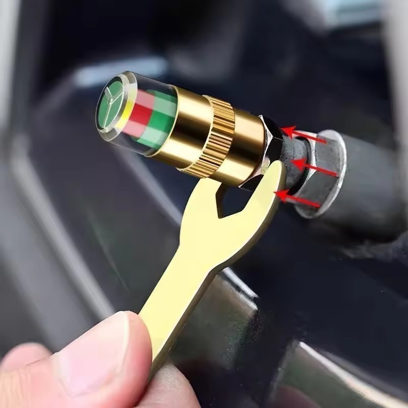 1/4Pcs Car Tire Air Pressure Sensor Monitors - Alert Monitoring Valve ...