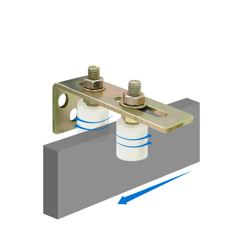 Yoqu Sliding Door Roller Guide Roller Wheel with L Post Bolted Bracket ...