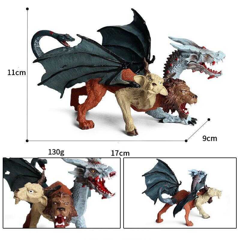 Monster Simulated Models Craft Longqi Meila Beast A With Three Heads ...