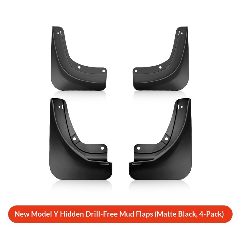 For Tesla Model 3 Highland / Model Y Juniper 2026 Front & Rear Mud ...