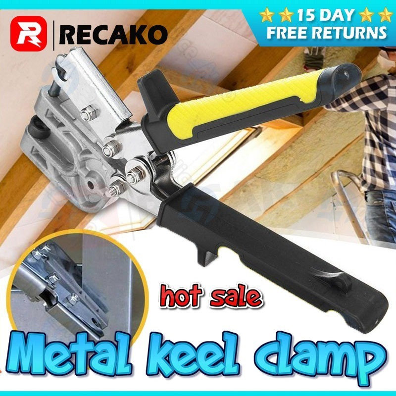 Metal Studs Nailless Crimper Plaster Board Drywall Pliers for Fastening ...