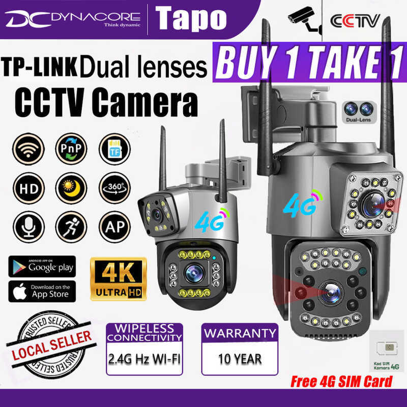 Tp Link Tapo CCTV Camera Outdoor Dual Lens Wifi Connect IP Security ...