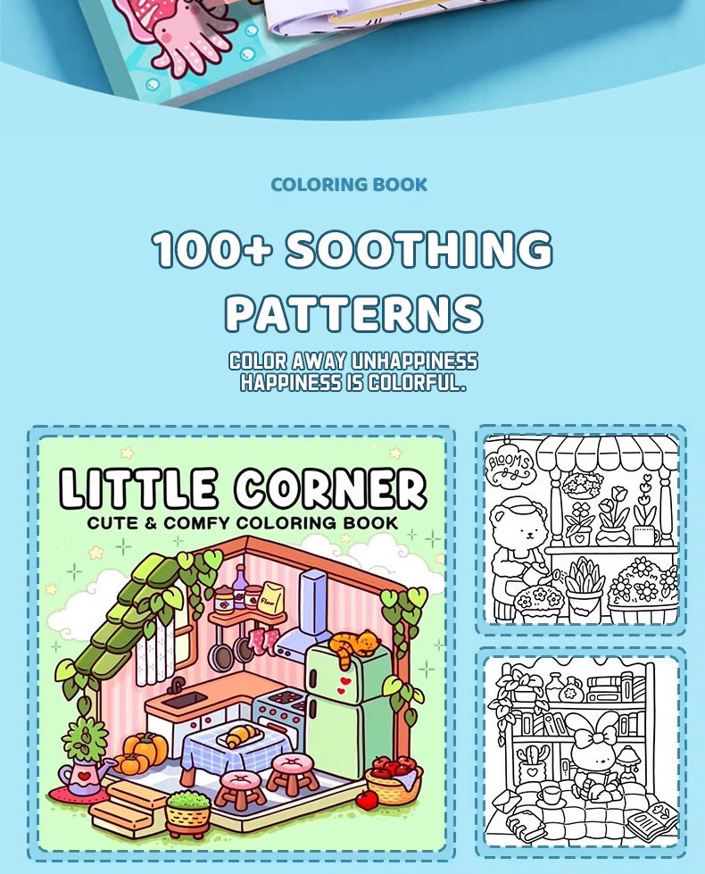 Kids Coloring Book For Toddlers Preschool Safe Non-Toxic Creative ...