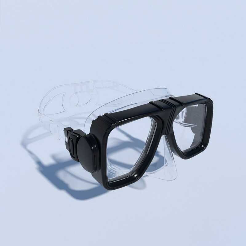 Free Diving Mask HD Light Transmitting Large Frame Ultra Wide Field ...