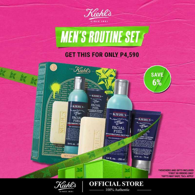 Kiehl's Morning Reboot - Men's Routine Set | Shopee Philippines