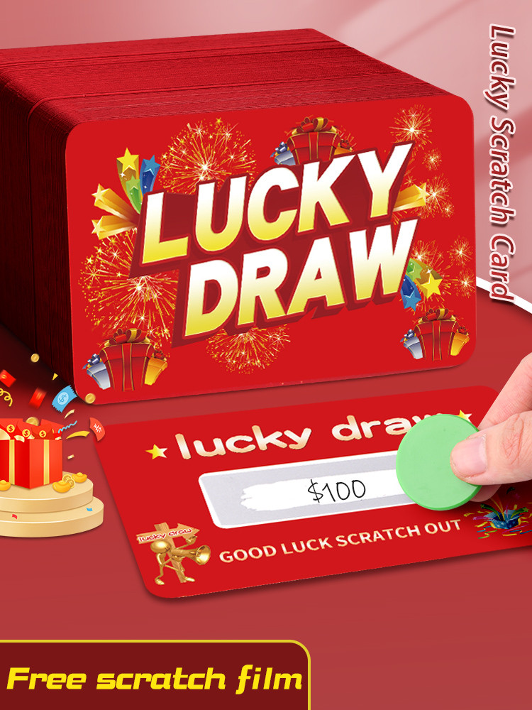 DIY Handmade Scratch Cards 2026 Lucky Blessing for Teacher Classroom ...