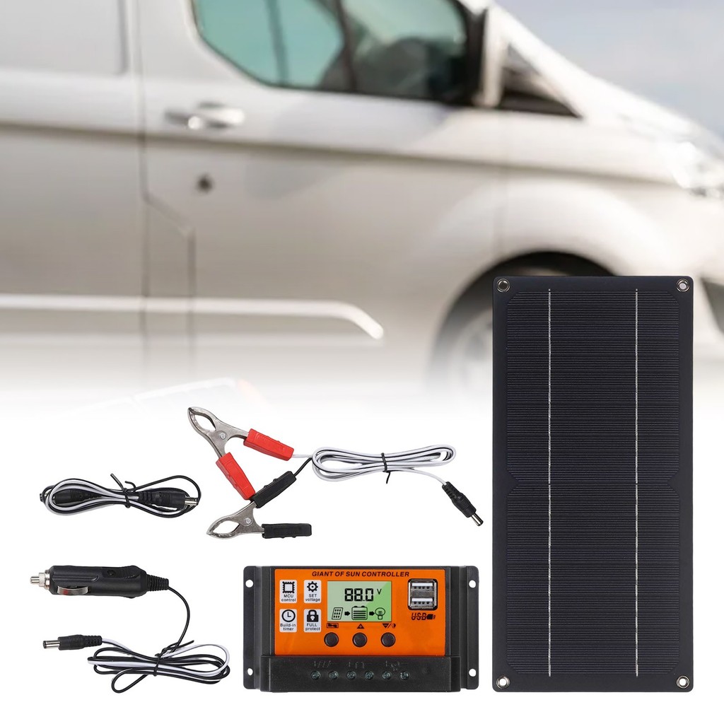 ELECTROSTORE ️600W 18V Solar Panel Kit 100A Suitable for RV Camping and ...