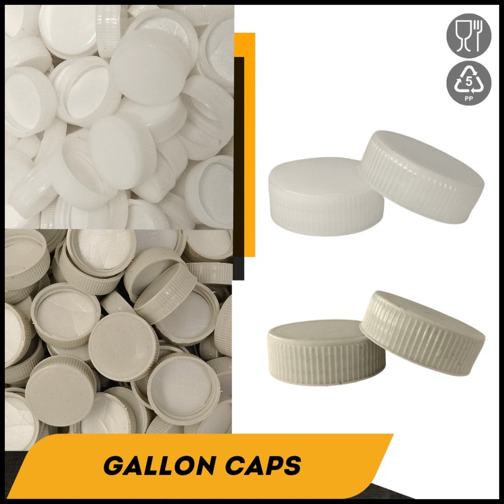 100pcs Gallon Caps with Styro Liner (Takip ng Galon) 38mm Plastic Caps ...