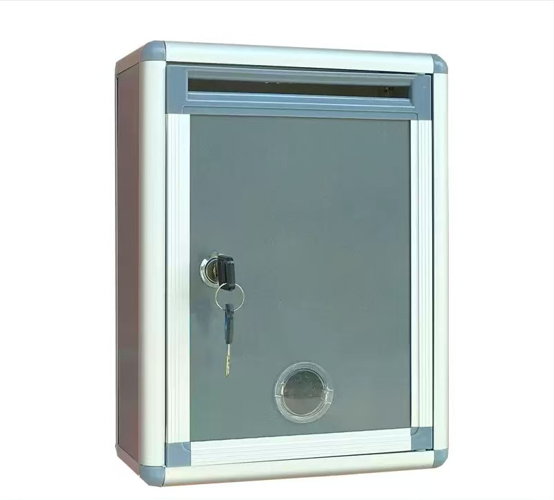 Outdoor Waterproof Locking Mailbox Aluminum Alloy Letter Box | Shopee ...