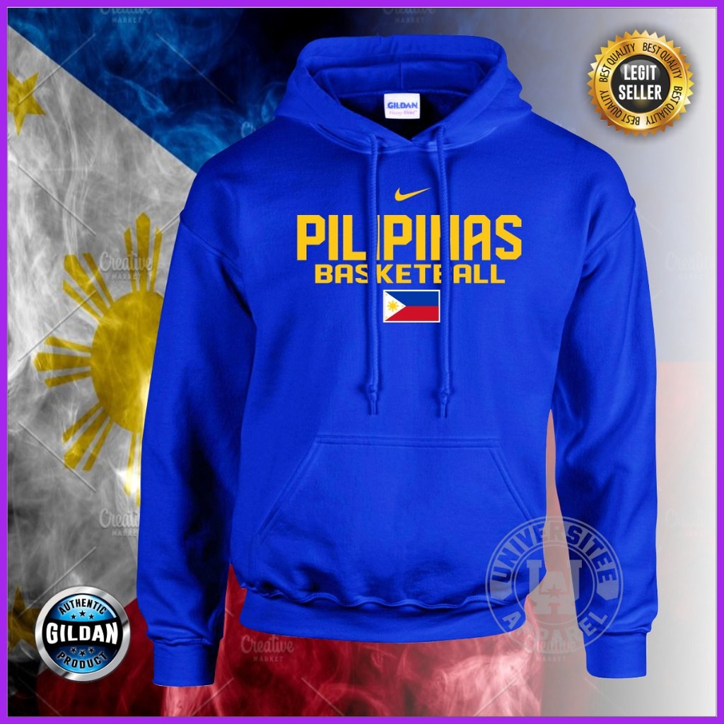 Original Gildan Brand Gilas Pilipinas Basketball Hoodie Jacket PBA ...
