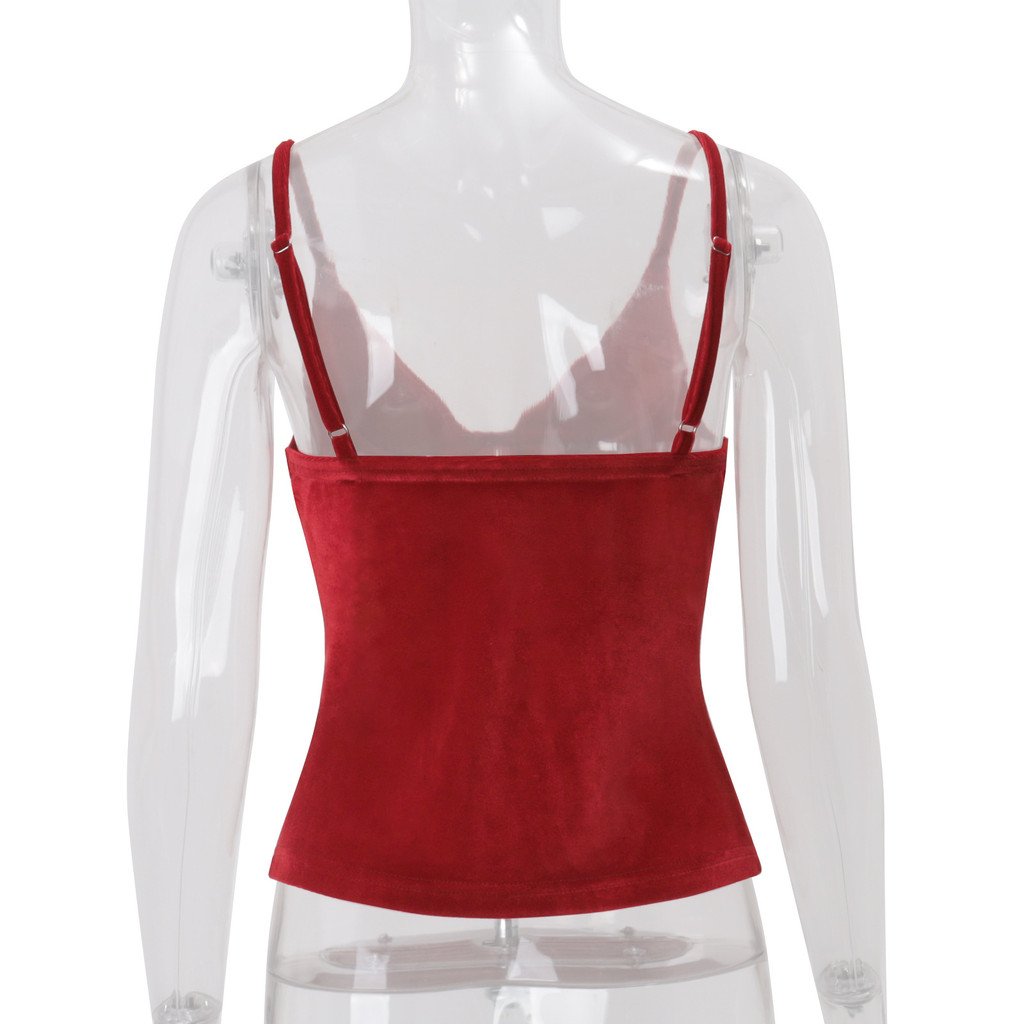 VesGlory Women 2026 Solid Color Sling Sleeveless Tank Top Fashion New ...