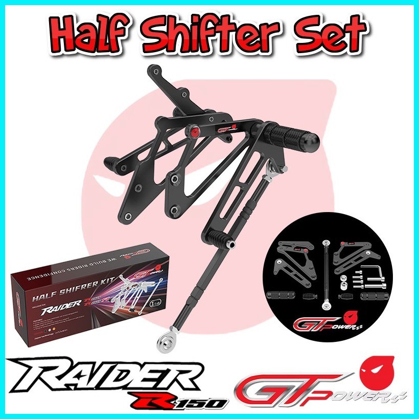 GT Power Half Shifter Set Exclusive For Raider150 Made in Thailand ...