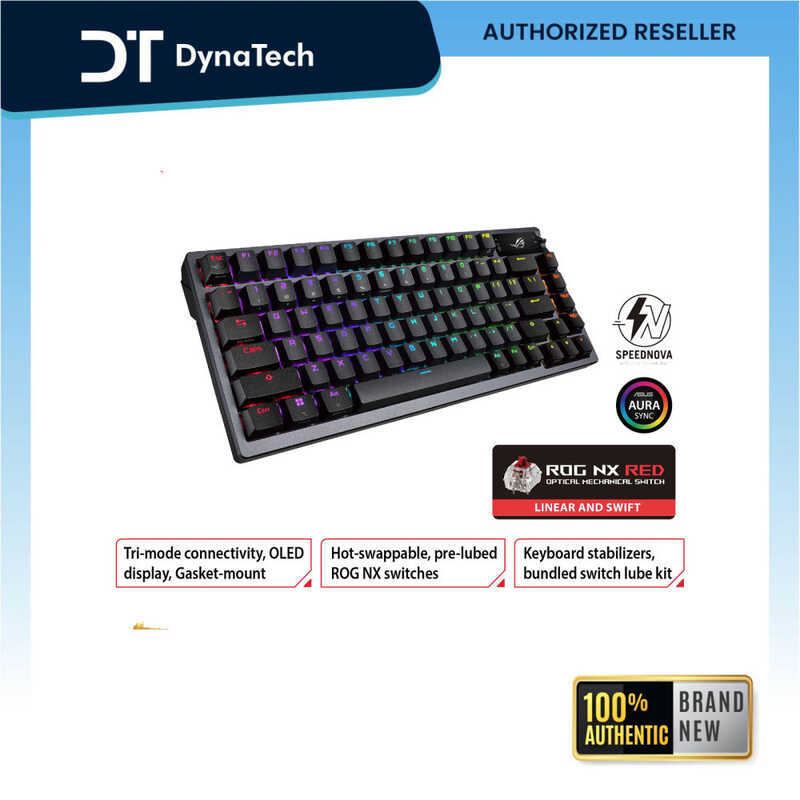 Asus Azoth Custom Hot-Swappable Wireless Mechanical Gaming Keyboard ...