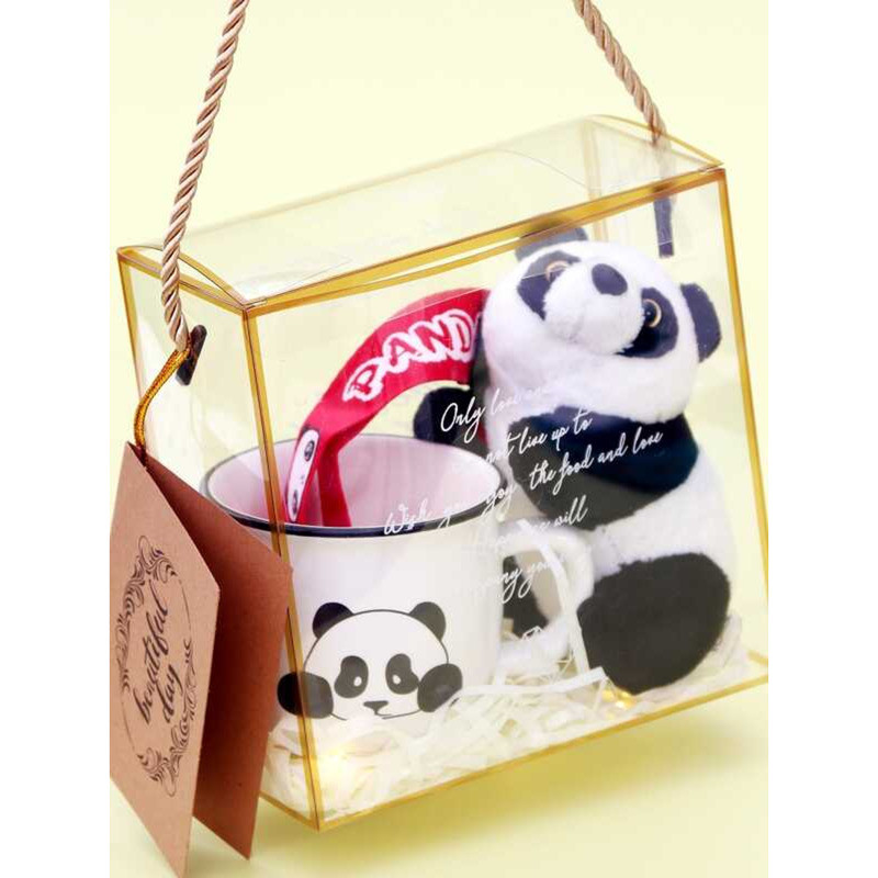 Tt Panda Box Set Around Chengdu Gift Cute Plush Panda Backpack Pendant ...