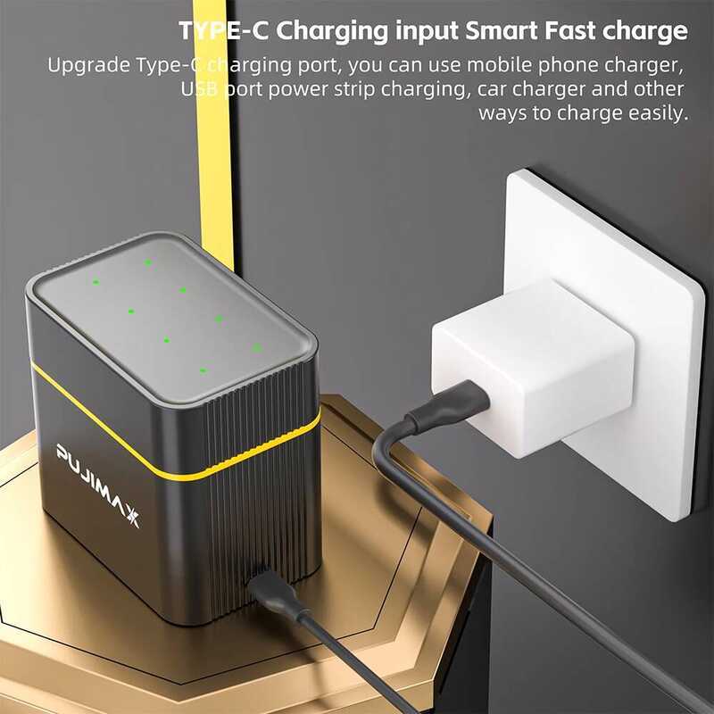 AA Hotsale V Rechargeable Slots Battery Smart Charger For mWh Lithium ...