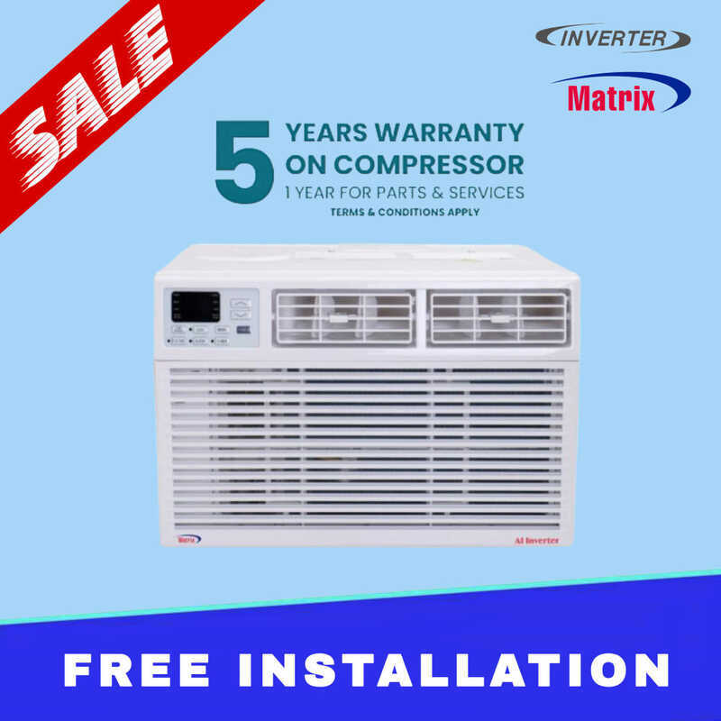 Mx-Inv35 Matrix 1.5Hp Window Type Aircon Full Inverter With Free ...
