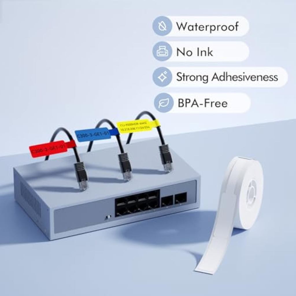 Cable Label For Organizers Network D11/D110 Paper Data Line ...