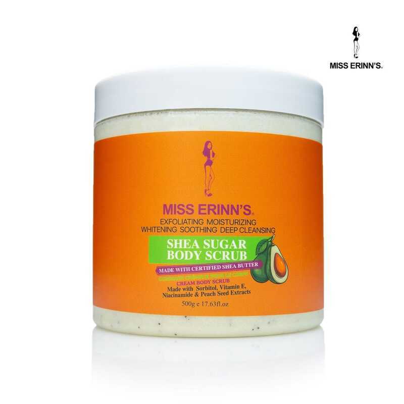 MISS Erinn's Shea Sugar Exfoliate Whiten Niacinamide Moisturize Foamy ...