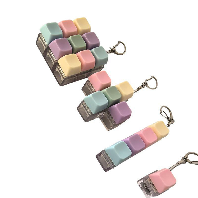 Mechanical Keyboard Switch Tester – 1/4/5/9-Key Fidget Button Keycap ...
