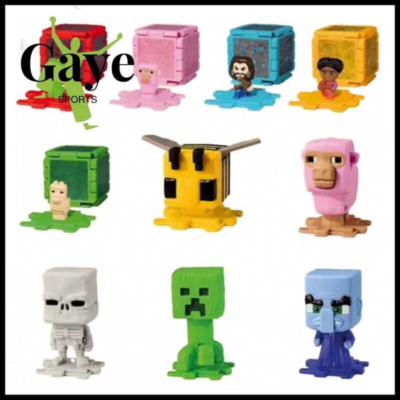 GS Minecraft Creeper Bee Evoker Figure Steve Llama Funny Happy Meal ...