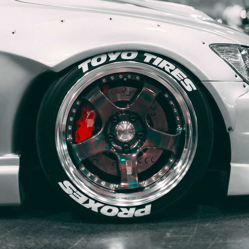 TOYO TIRES PROXES D Car Tire Letter Sticker Cm Lettering Wheel Logo ...