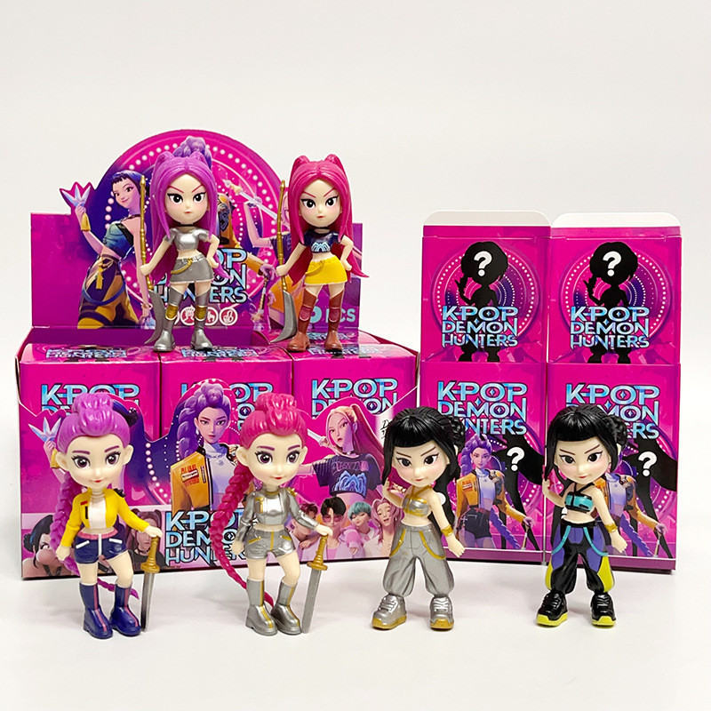 Demon Hunters Blind Box 6pcs | KPop Demon Hunters Action Figure Set ...