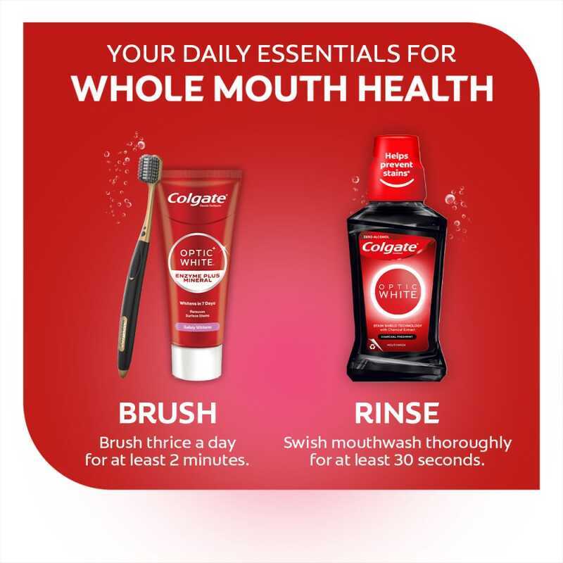 Colgate Optic White Whitening Toothpaste With Natural Enzyme 80G Latest ...